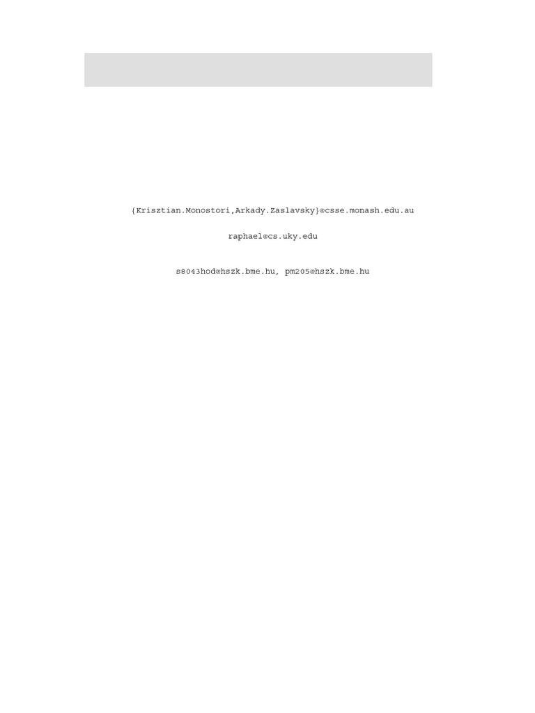 Comparison of Overlap Detection Techniques | PDF