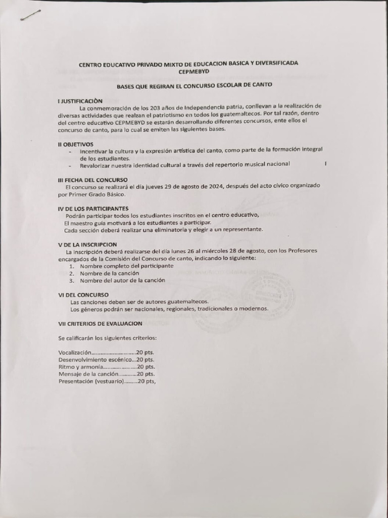 Base de Canto | PDF