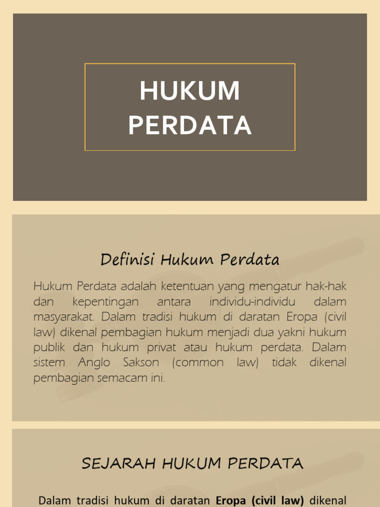 M4 Hukum Perdata | PDF