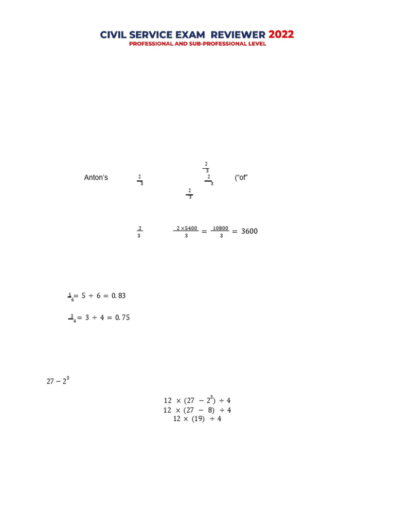 Numerical Ability Answer Key Guide | PDF | Mathematical Objects | Numbers