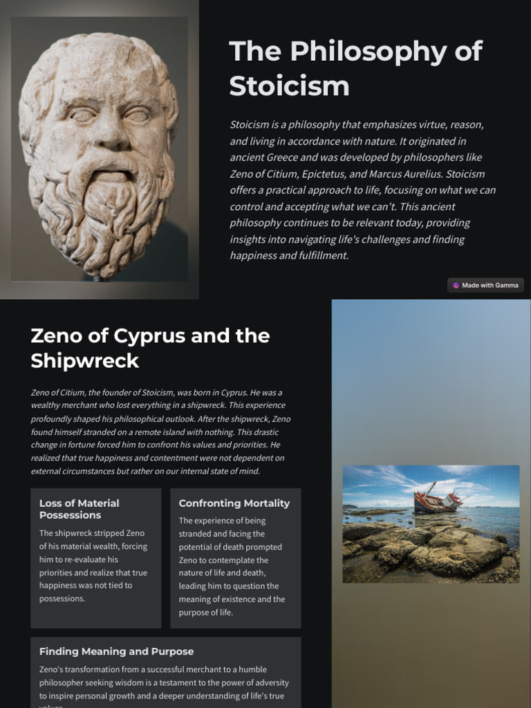 The Philosophy of Stoicism | PDF | Stoicism | Self-Improvement