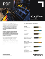 LW30x113 Ammo Suite Product Brochure | PDF | Ammunition | Shell (Projectile)