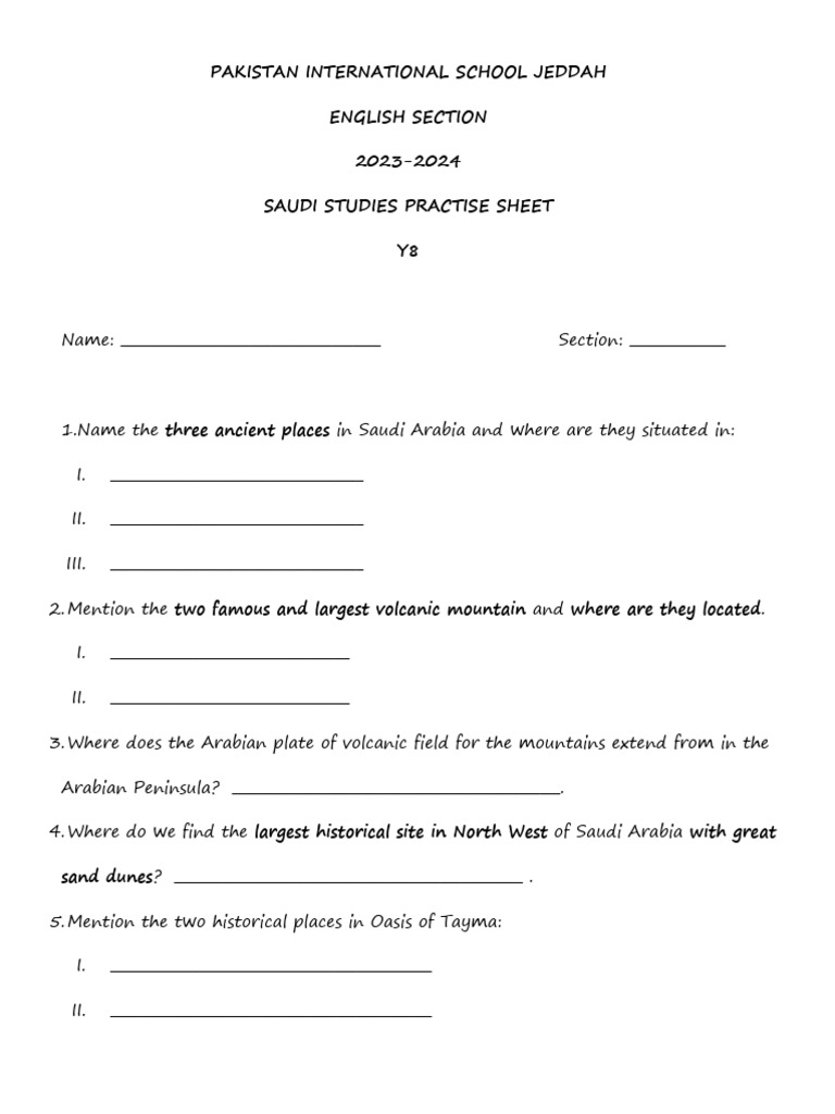 final exam practise sheet | PDF