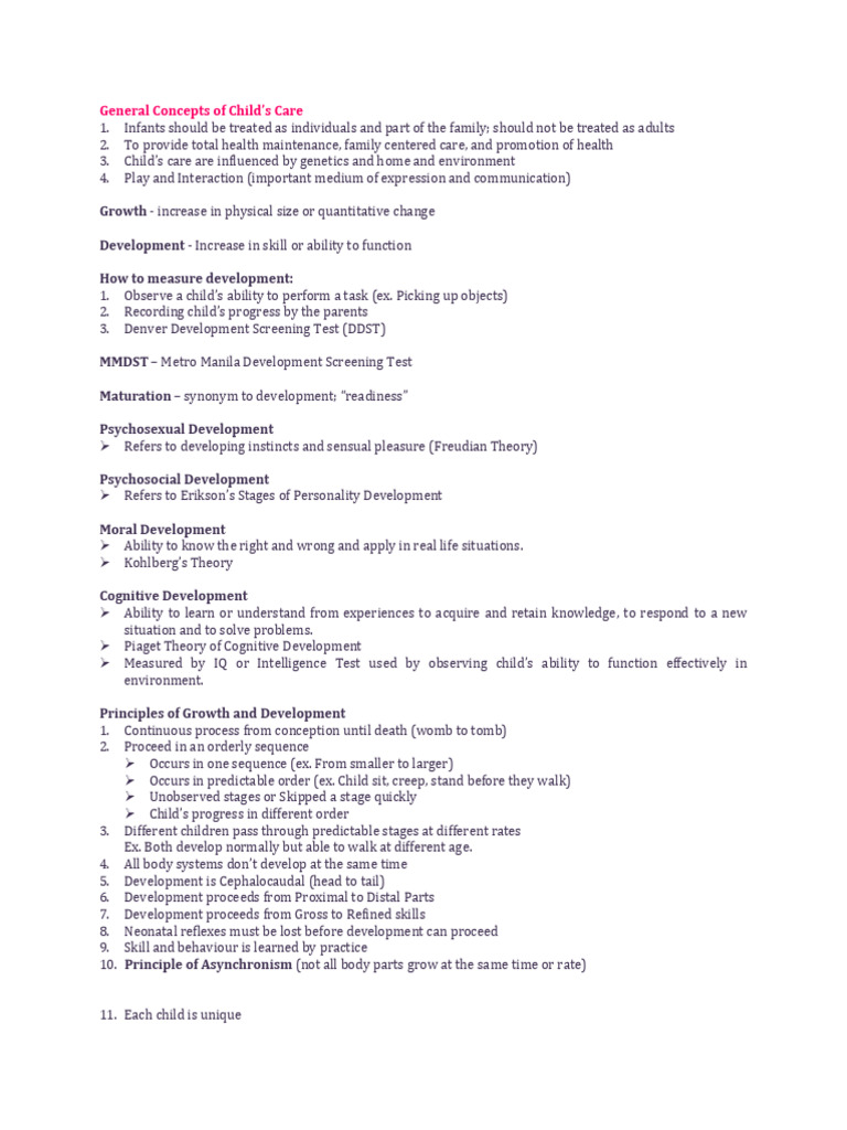 Growth and Development Theories | PDF