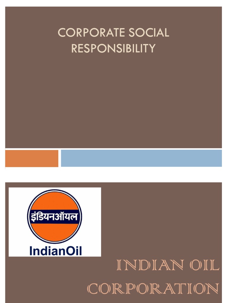 Indian Oil CSR Activities Overview | PDF