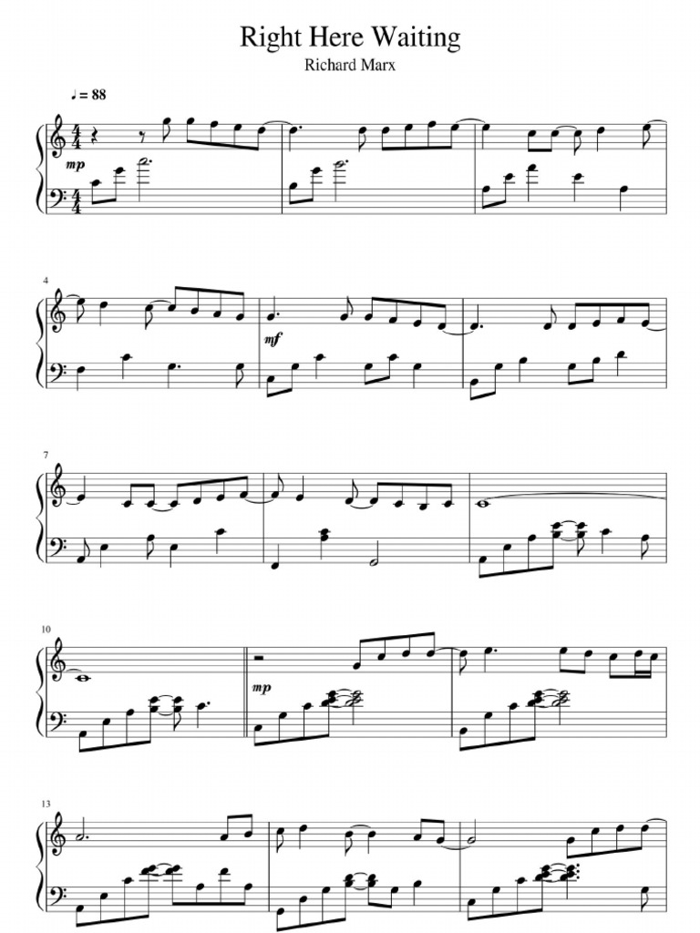 Right Here Waiting | PDF