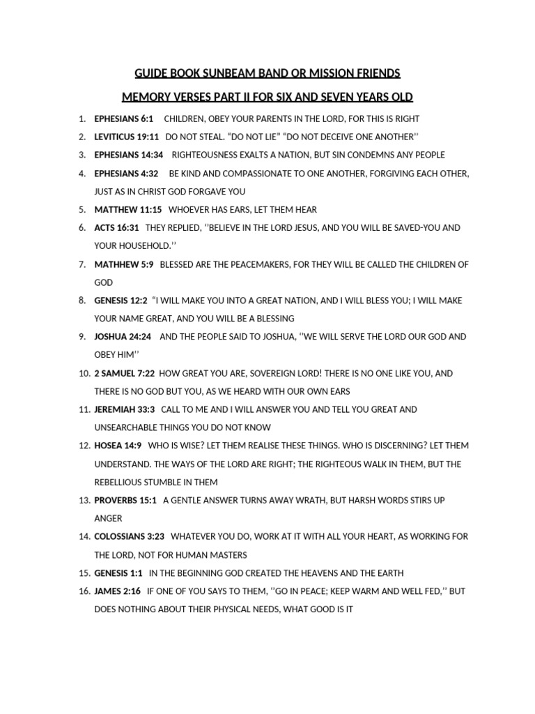 Guide Book Sunbeam Band or Mission Friends | PDF