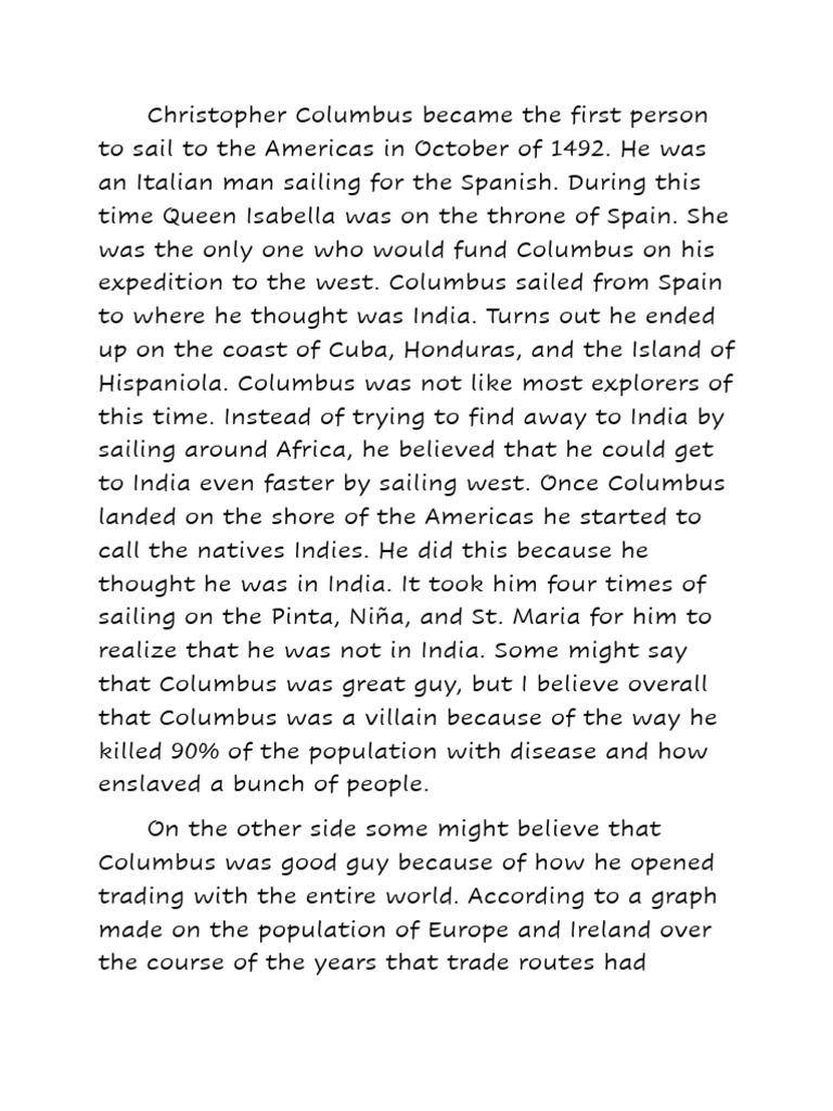 Christopher Columbus | PDF