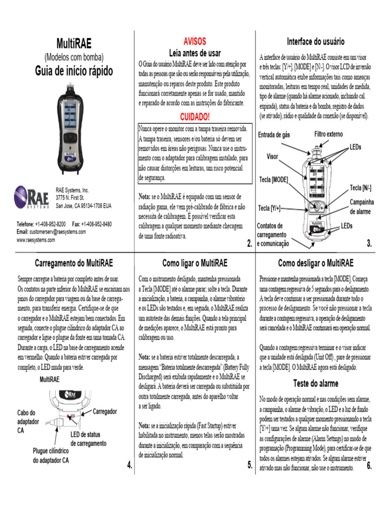 Multirae - Guia de Início Rápido | PDF