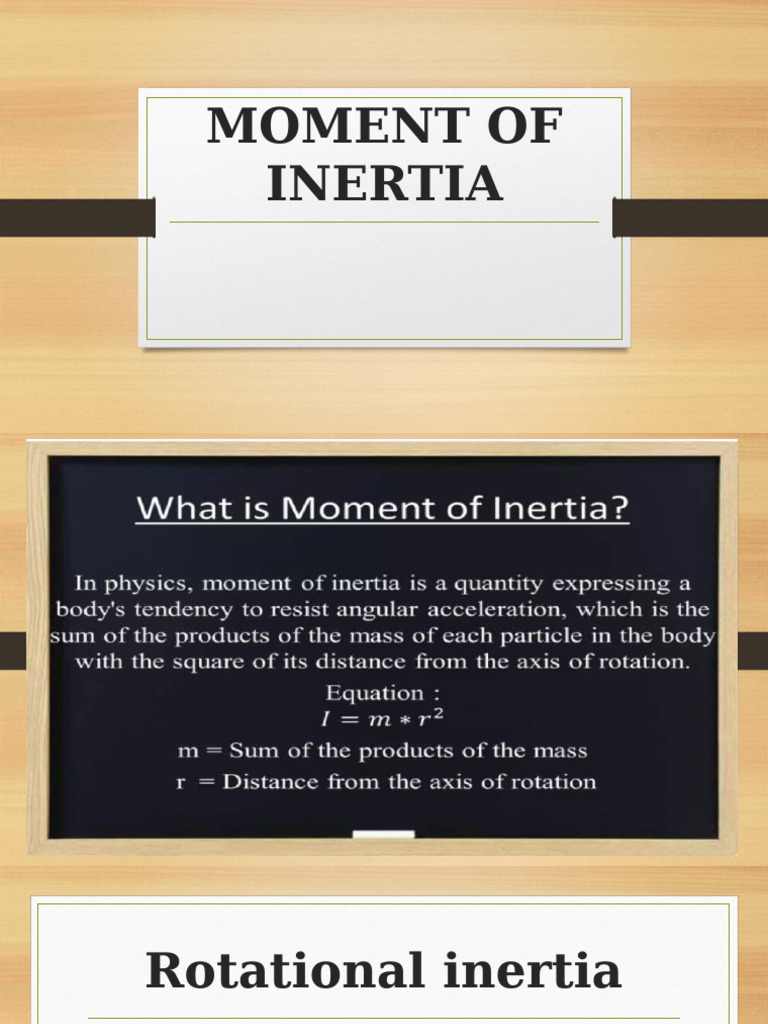 MOMENT-OF-INERTIA | PDF