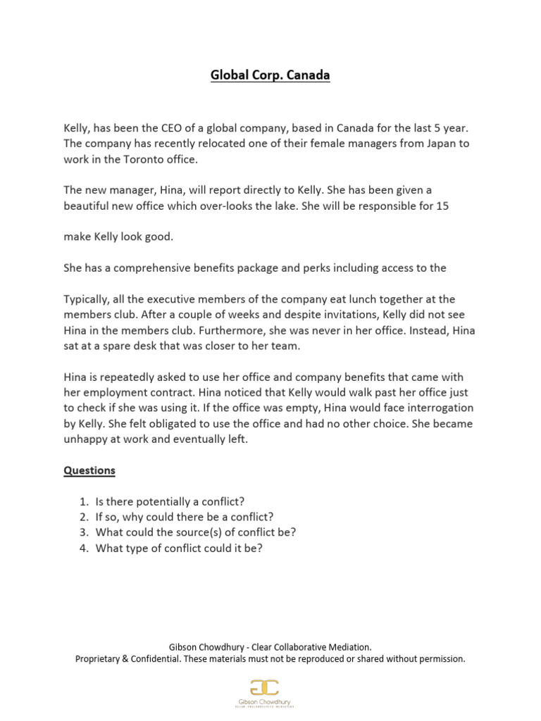 Humber Case Study - Kelly and Hina | PDF