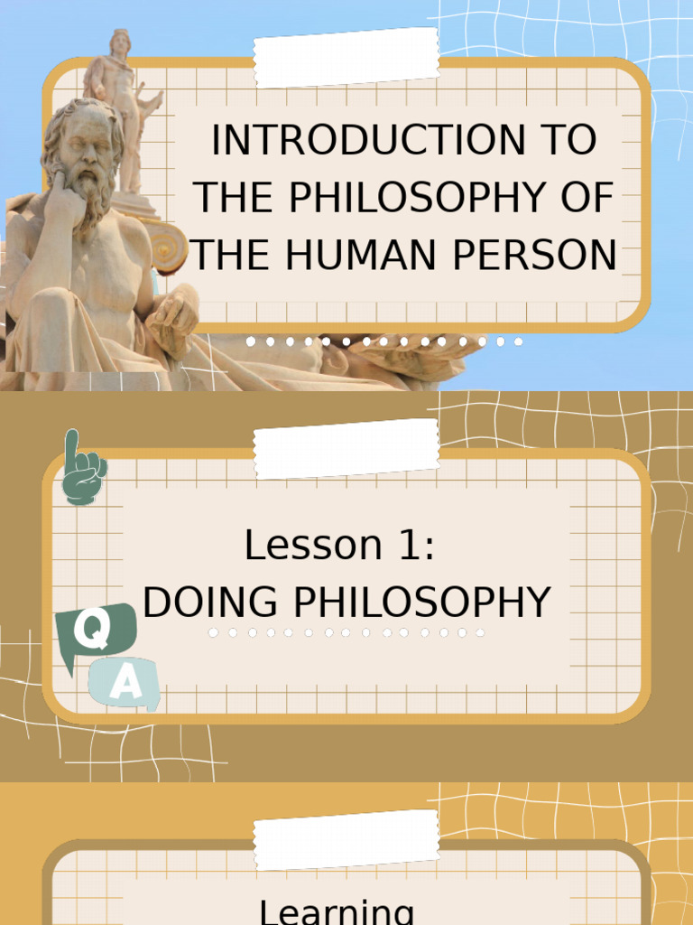 Lesson 1 Doing Philosophy 4 | PDF