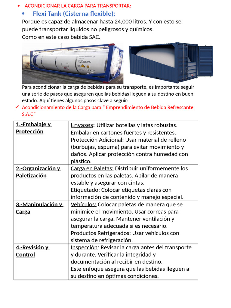 Acondicionar La Carga para Transportar | PDF