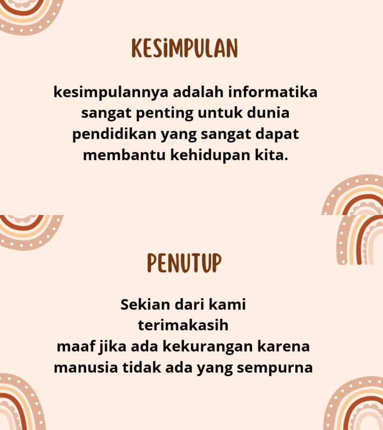 Tugas Informatika Kelompok 1 | PDF