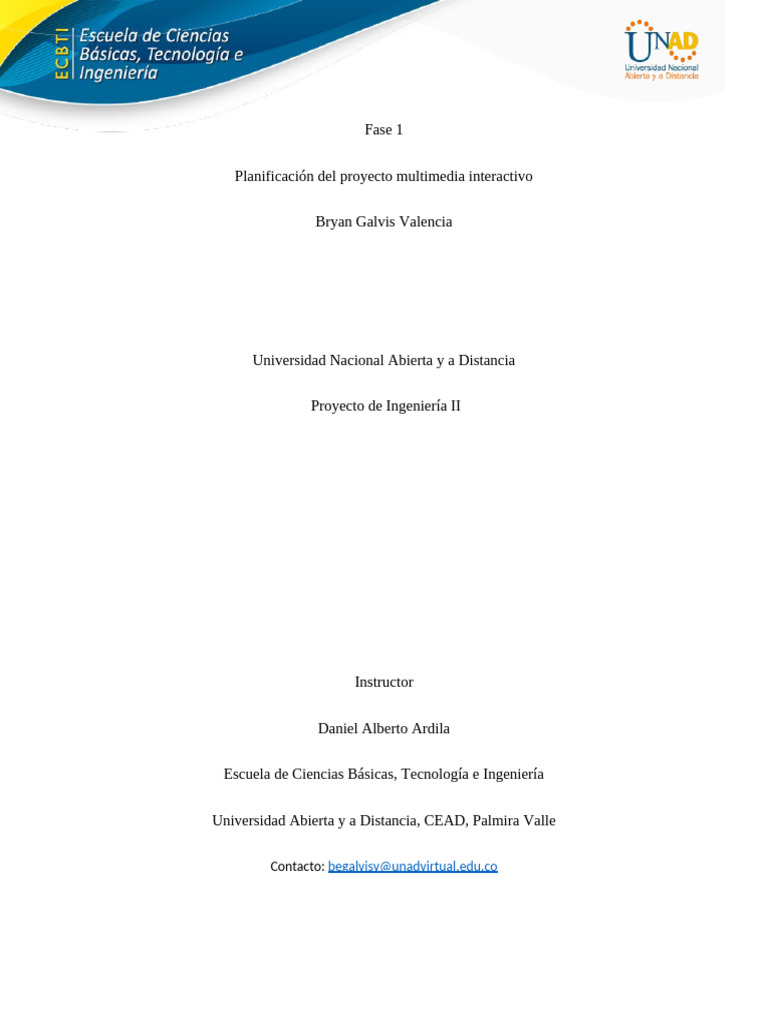 Fase 1 Proyecto Multimedia | PDF