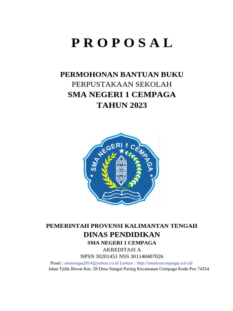 Proposal Pengajuan Buku | PDF