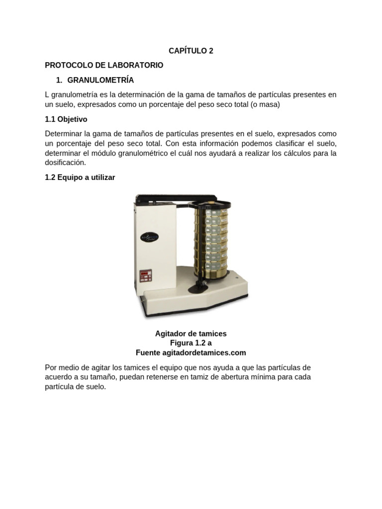 CAPÍTULO 2 Granulometría | PDF