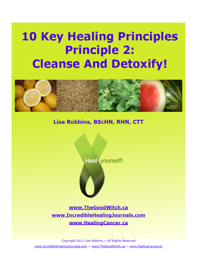 Cleanse Your Body - From '10 Key Healing Principles' | PDF | Bile ...