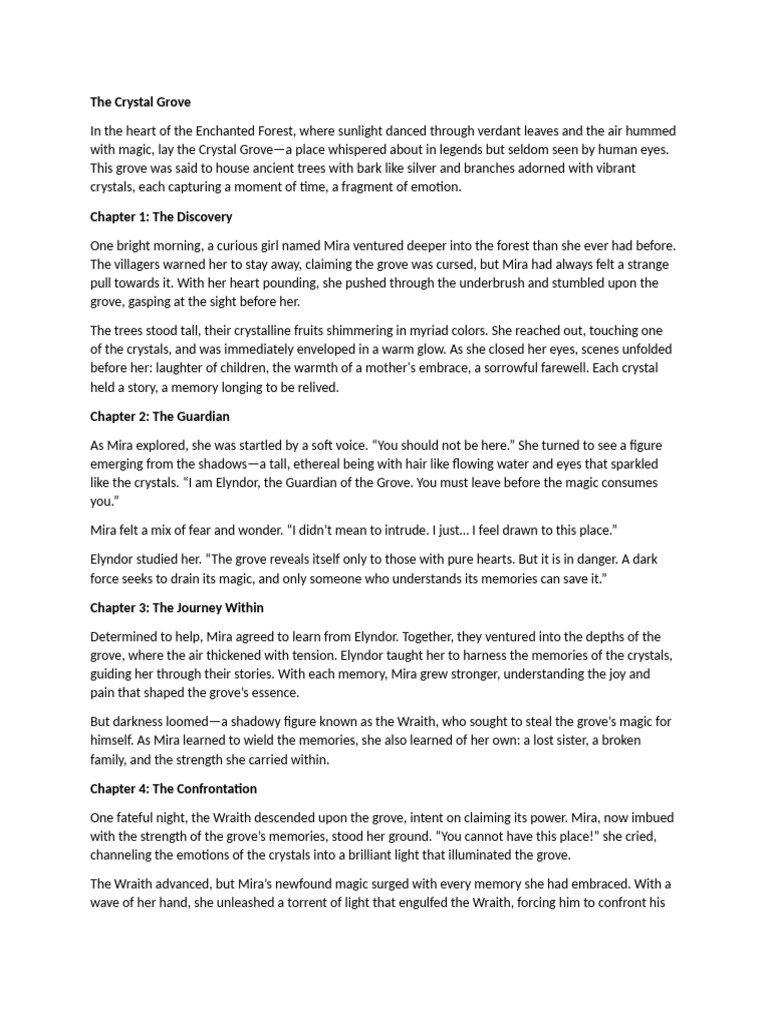 The Crystal Grove | PDF