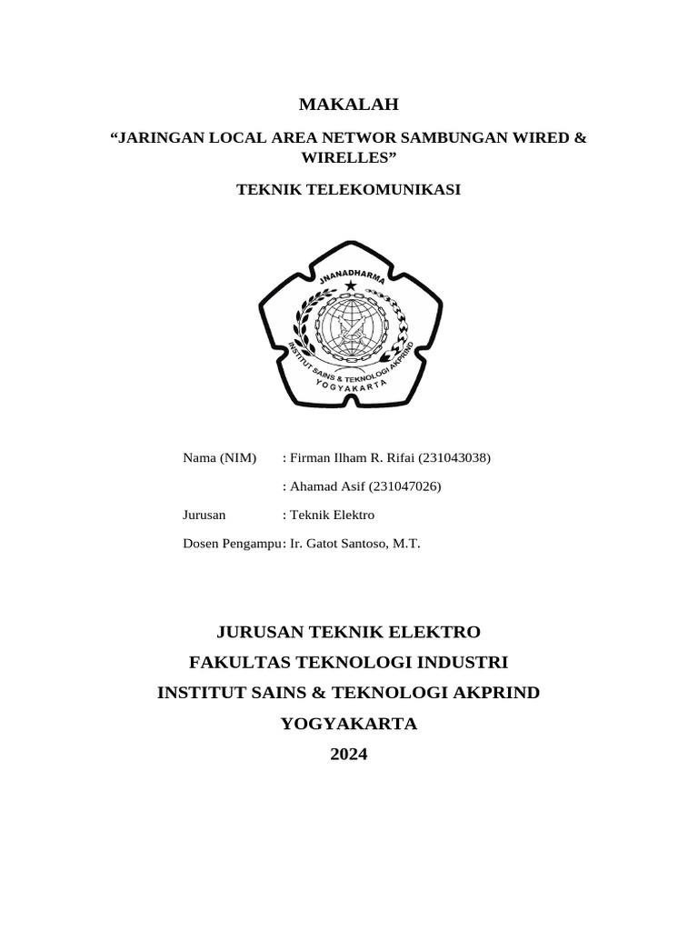 Maklah Kel1 Jaringan Telekomunikasi | PDF