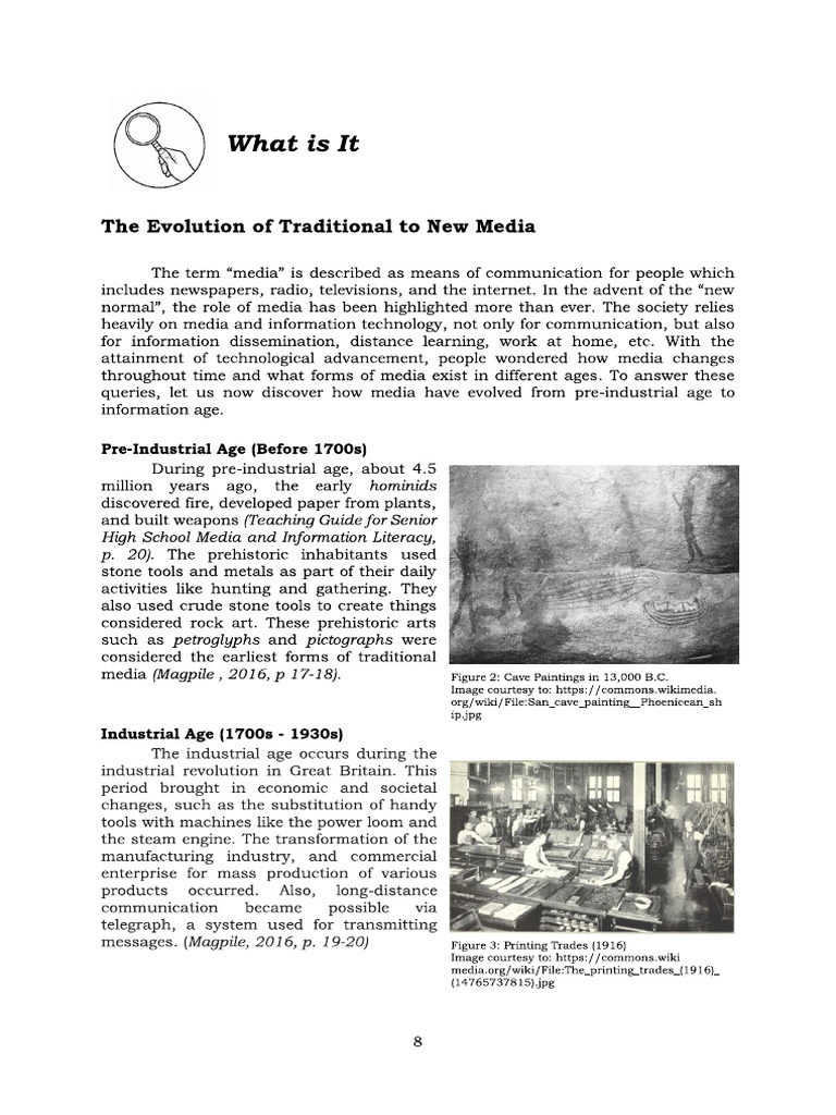 LESSON 2 The Evolution of Traditional To New Media | PDF