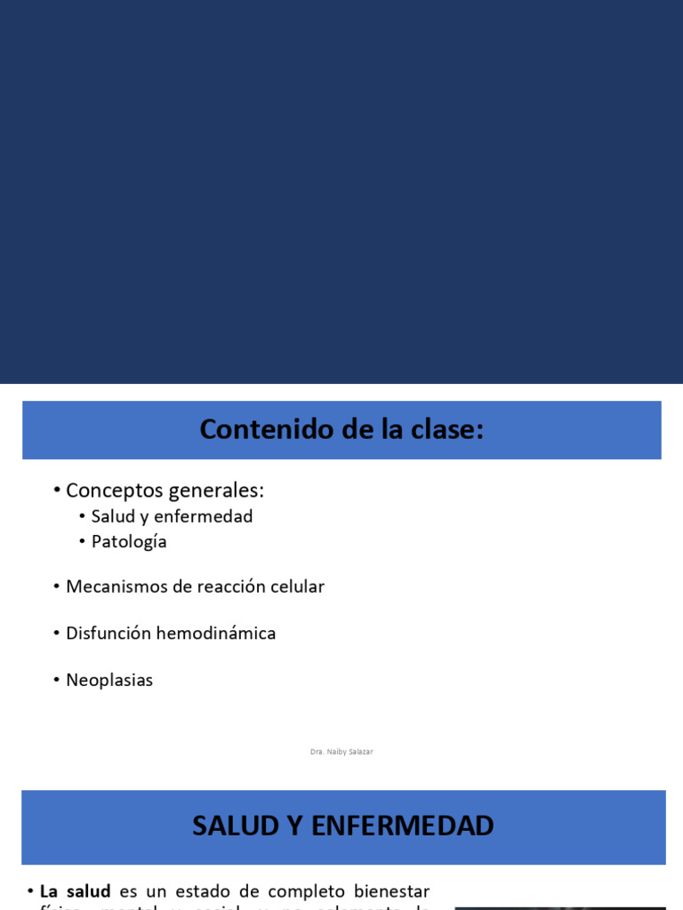 Conceptos en Patolog Clase 1 New | PDF