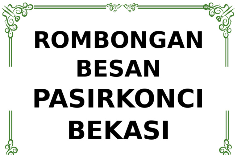 Rombongan Besan | PDF