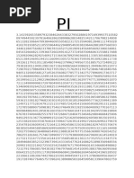 First 500 Digits of Pi | PDF | Technology & Engineering