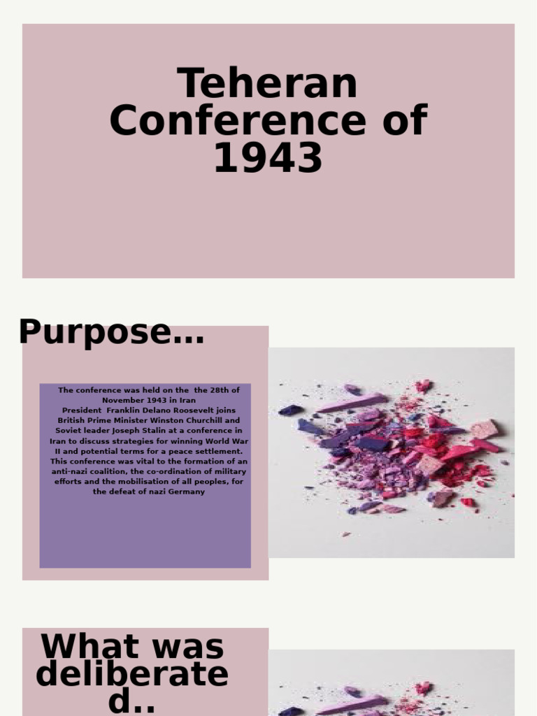 Teheran Conference | PDF