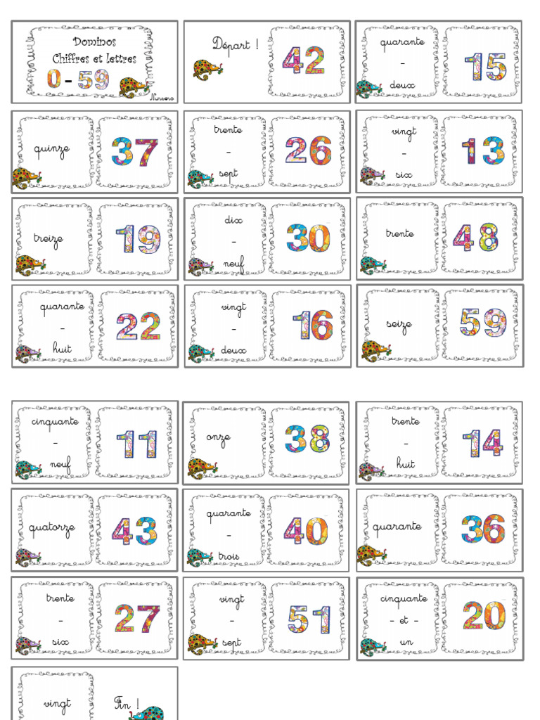 Domino À Imprimer | PDF