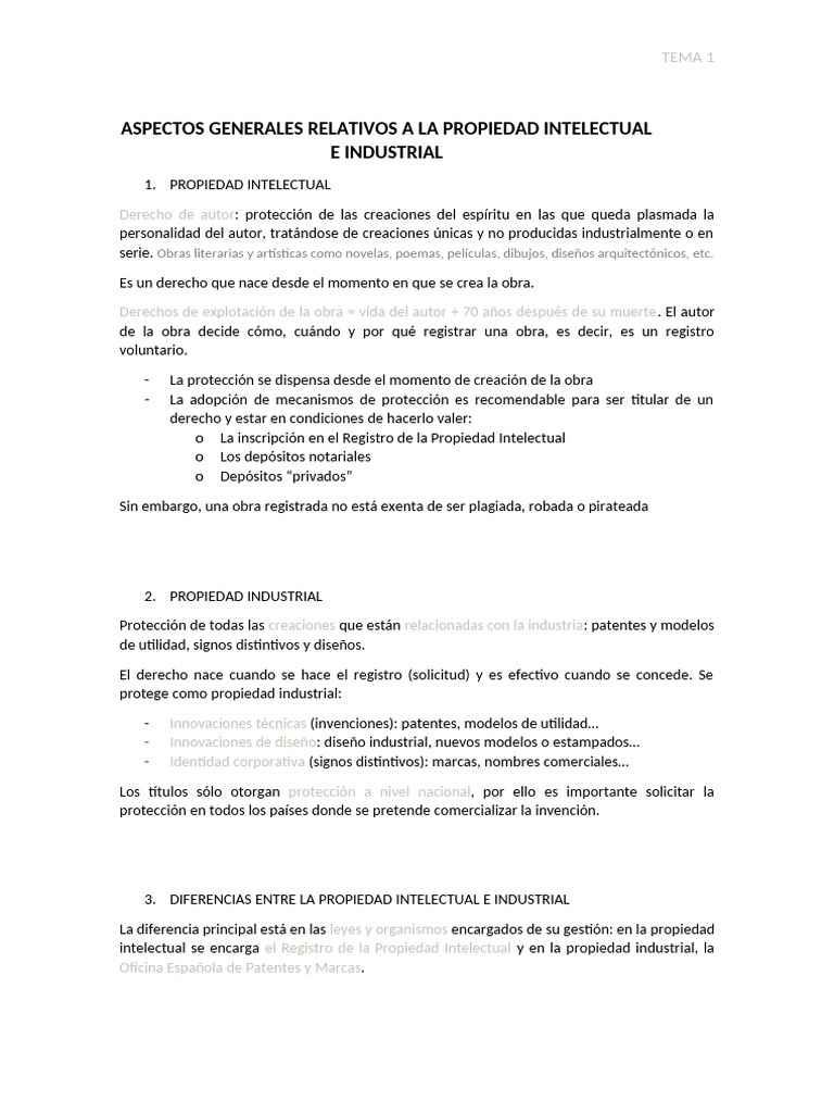 TEMA 1 Aspectos Legales | PDF