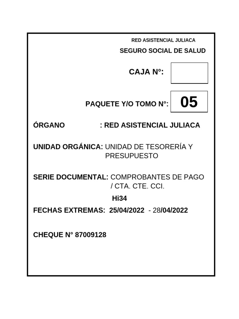 Anexo 08 Modelo de Rotulo de Paquete_rajul_2021 | PDF