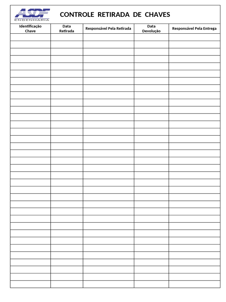 CONTROLE DE CHAVES | PDF