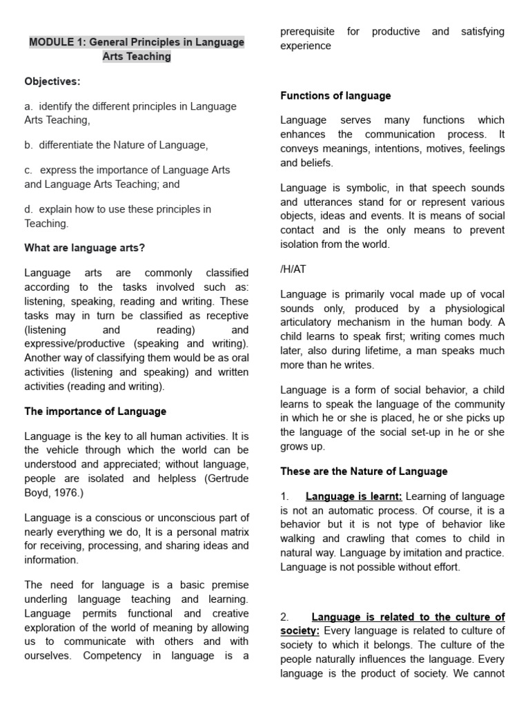 English 1 | PDF