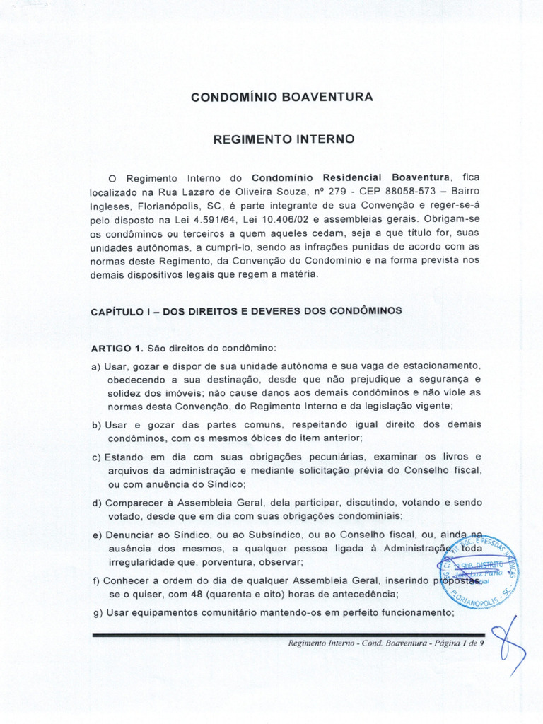 1072 - Regimento Interno | PDF