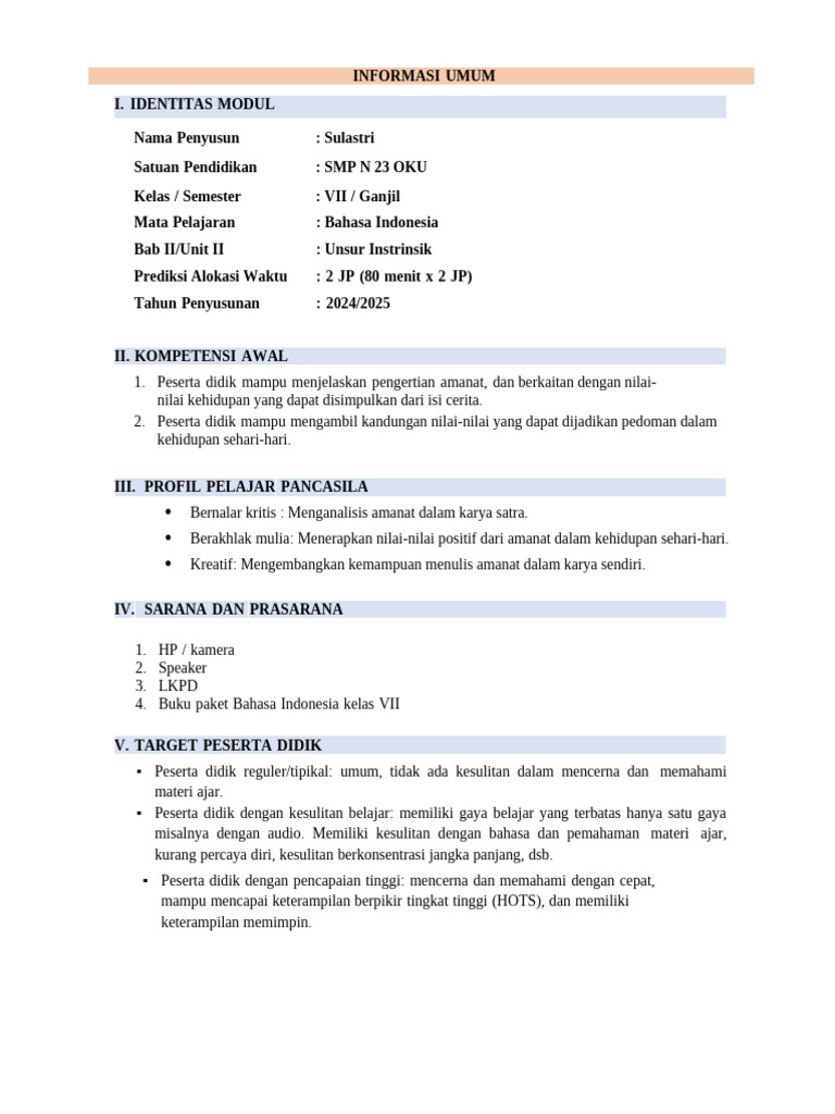 Modul Ajar Membuat Iklan - PMM | PDF