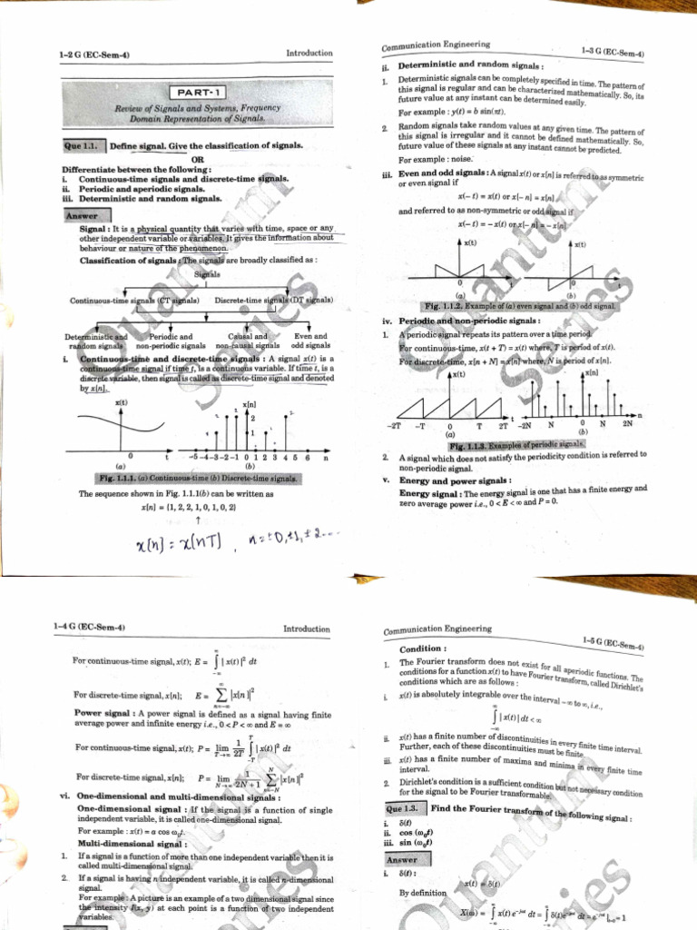 Communication Engineering Unit-1 & Unit-2 Quantum | PDF