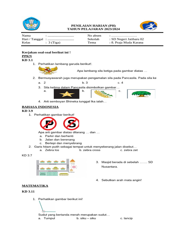 Ulangan Tema 8 Pdf
