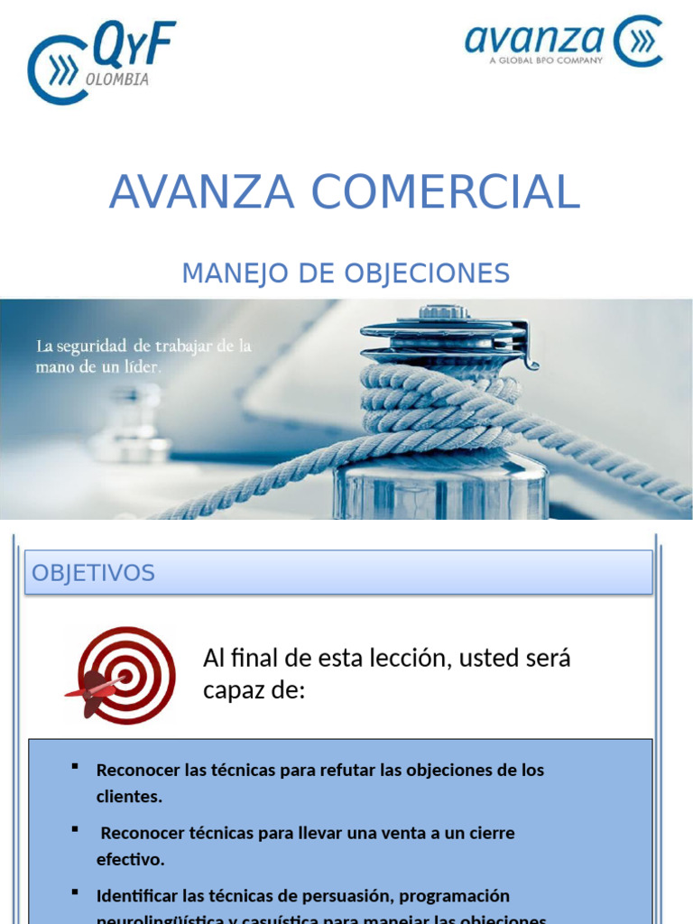 4.manejo de Objeciones | PDF