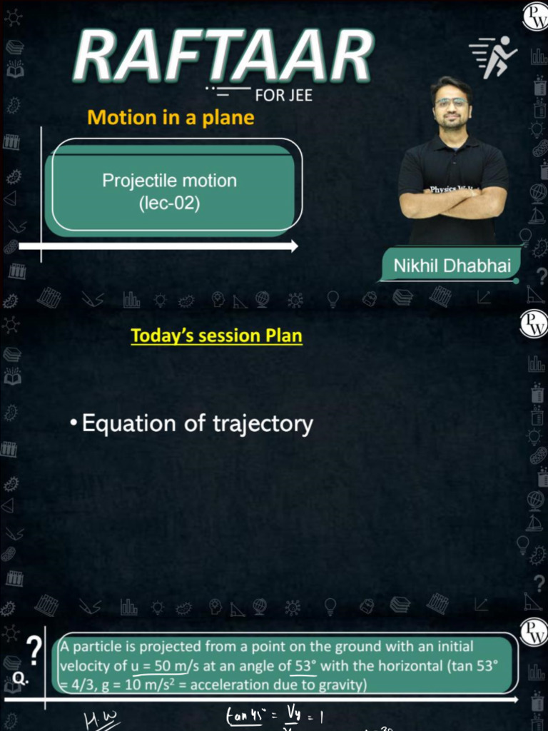 Motion in Plane - 02 - Lecture Notes | PDF