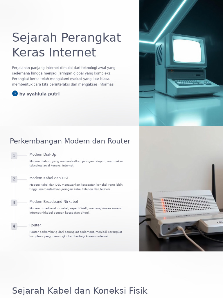 Sejarah Perangkat Keras Internet | PDF