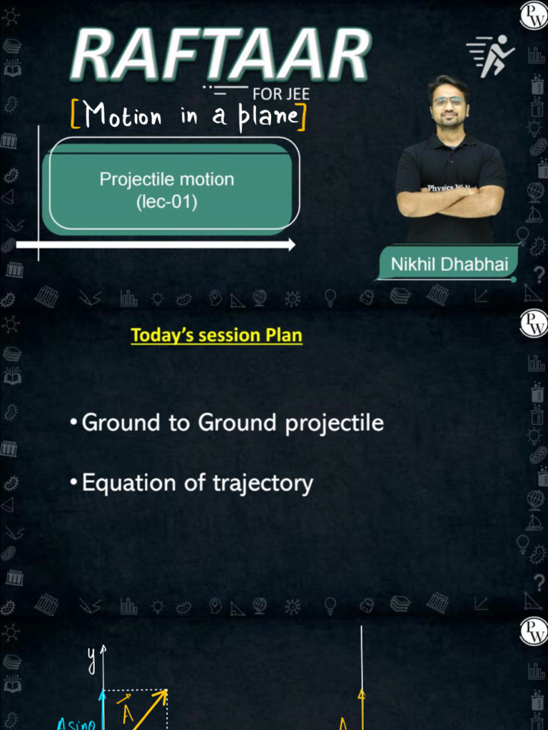 Motion in Plane -01 _ Lecture Notes | PDF