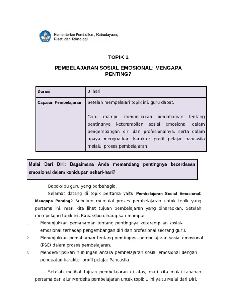 Topik 1 | PDF
