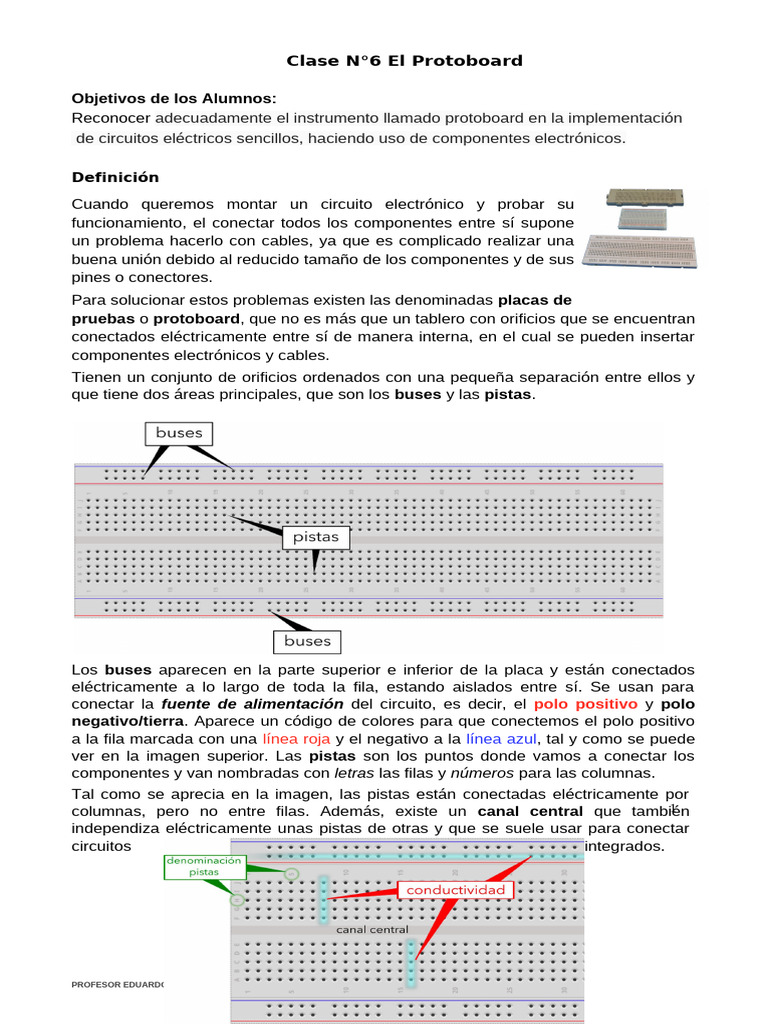 Clase #6 El Protoboard | PDF