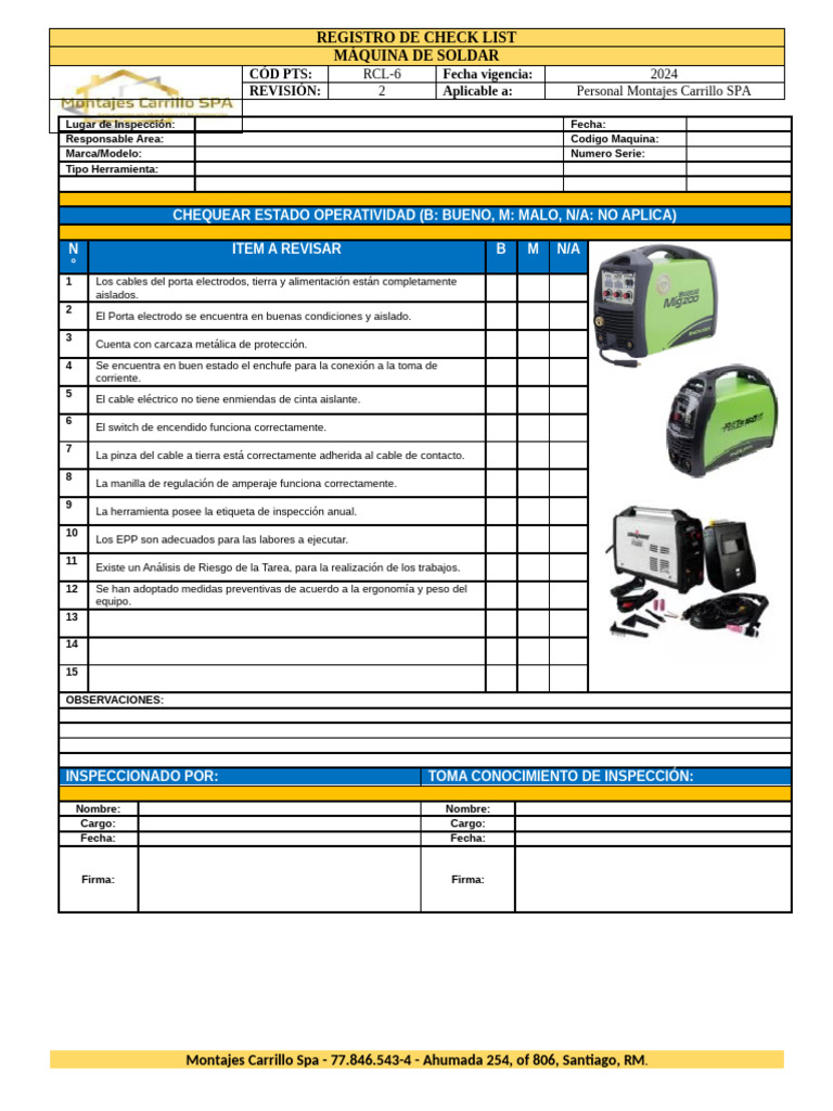 RCL-3 MÁQUINA DE SOLDAR | PDF
