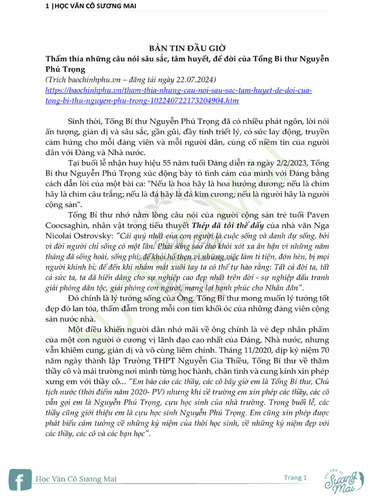 Ki Nang Dang Bai Nghi Luan Ve Hien Tuong Tot-Xau | PDF