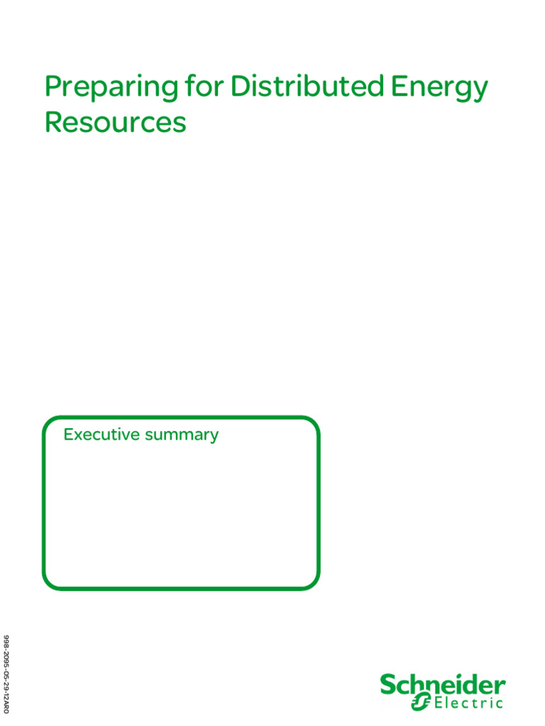 Preparing For Distributed Energy Resources | PDF