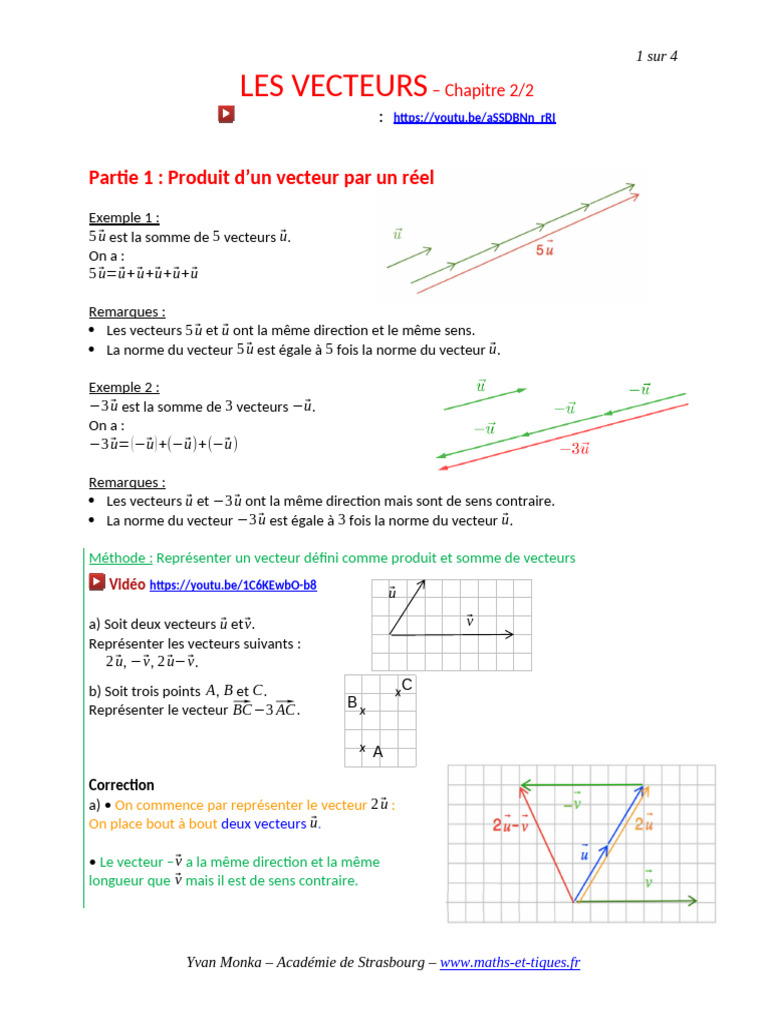 19 Vecteurs 2 M | PDF