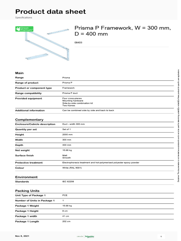 Prisma P_08403 | PDF