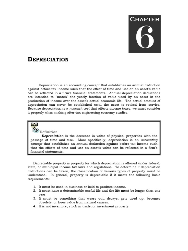 DEPRECIATION | PDF